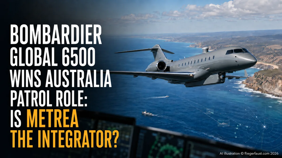 Bombardier Global 6500 Wins Australia Patrol Role